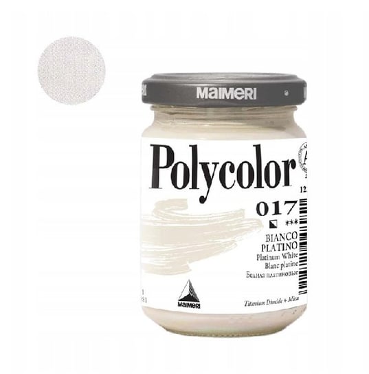 Farba akrylowa POLYCOLOR Maimeri 140ml 017 Platinium White - Inna marka ...