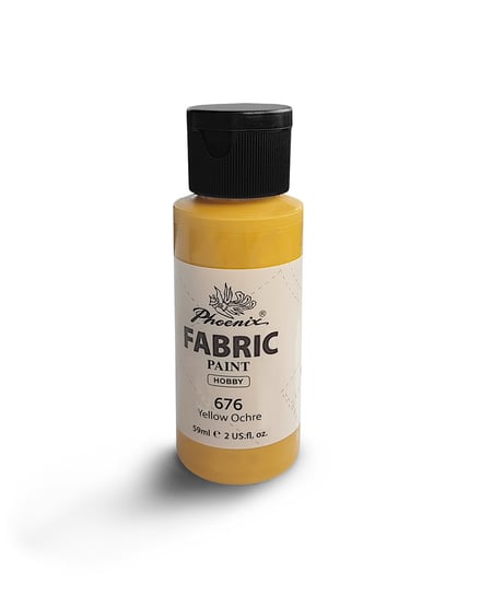 Farba do Tkanin Phoenix 59 ml – Ochra Żółta (Yellow Ochre 676) | Farba ...