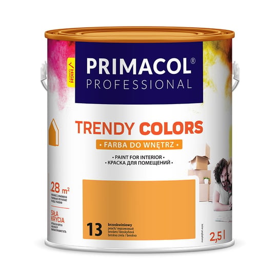 Farba Trendy Colors 2,5 l brzoskwiniowy - Primacol | Sklep EMPIK.COM