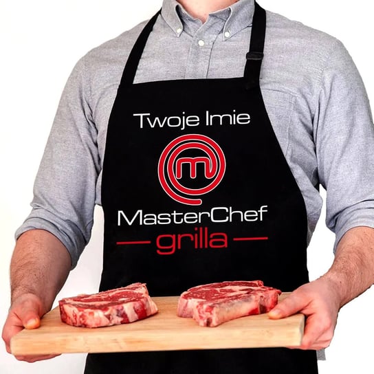 FARTUCH Kuchenny na GRILLA MasterChef Twoje IMIĘ - Inna marka | Sklep ...