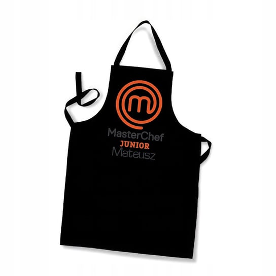 FARTUSZEK FARTUCH KUCHENNY Z KIESZONKĄ NADRUKIEM MASTERCHEF JUNIOR ...