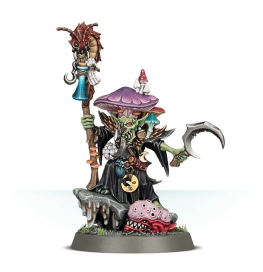 Snazzgar Stinkmullett - Fungoid Cave-Shaman Gloomspite Gitz | Warhammer ...