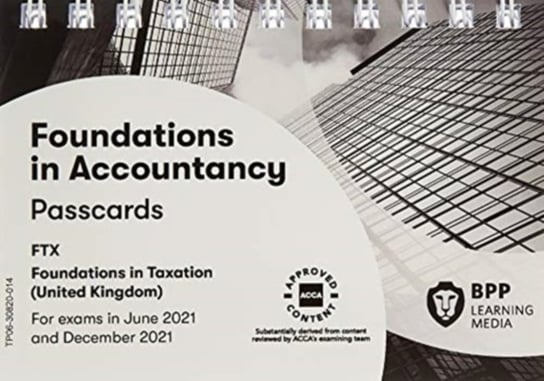 FIA Foundations in Taxation FTX FA2020: Passcards - Opracowanie ...