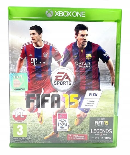 FIFA 15 XBOX ONE PL DUBBING NOWA W FOLII - EA Sports | Gry i programy ...
