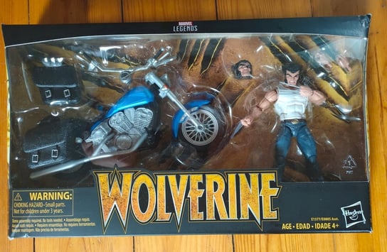 Figurka Hasbro Marvel Legends Series Wolverine and Motorcycle - Hasbro ...