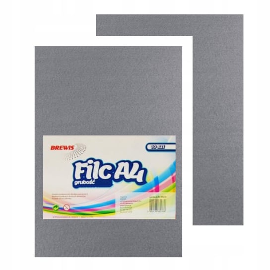 Filc Dekoracyjny A4 1 Mm Szary 10 Sztuk Brewis - Brewis | Sklep EMPIK.COM