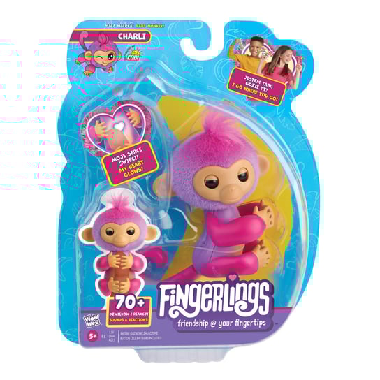 Fingerlings 2.0 Basic Monkey Purple – Charli - Fingerlings | Sklep ...