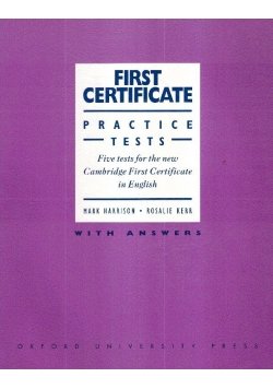 First Certificate practice tests - Harrison Mark | Książka w Empik