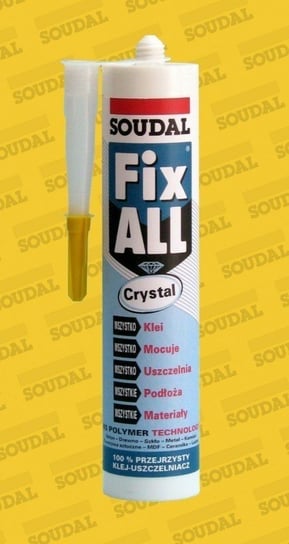 Fix all crystal 290ml bezbarwny klej-uszczelniacz hybrydowy - SOUDAL | Sklep EMPIK.COM