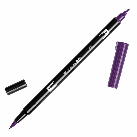 Flamaster dwustronny 679 Brush Pen dark plum Tombow - Tombow | Sklep ...