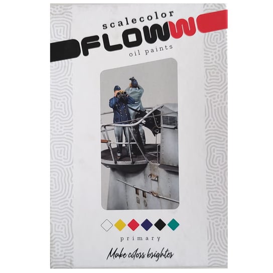 FLOWW Primary set, Scale75 SFLOW-001, zestaw 6 farb olejnych 20ml - Scale75 | Sklep EMPIK.COM