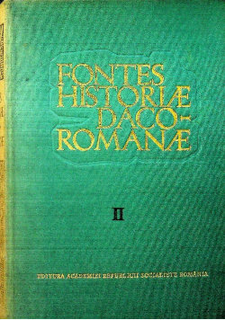 Fontes historiae daco romanae Tom II - Opracowanie zbiorowe | Książka w ...