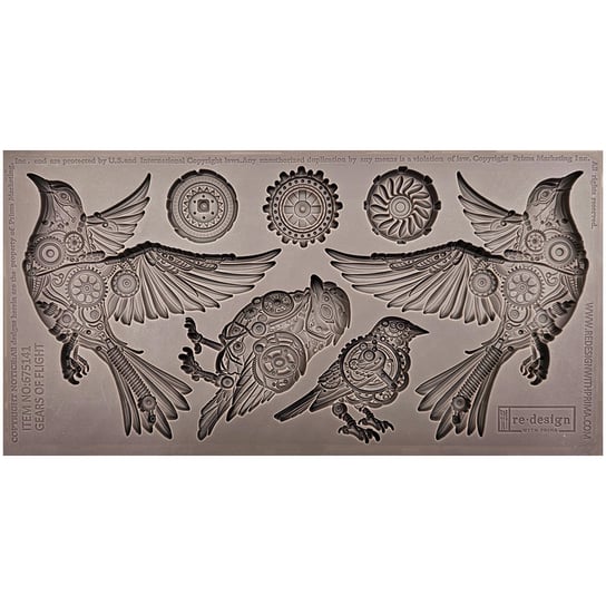 Foremka silikonowa - Prima - Gears of Flight ptaki trybiki - Prima ...