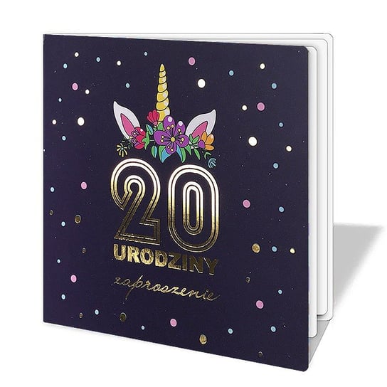 Forum Design Cards, aproszenia na 20 urodziny 62585, 5 szt. - Forum ...