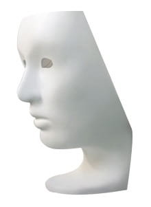 Fotel NEMO FACE CHAIR biały - King Home | Sklep EMPIK.COM