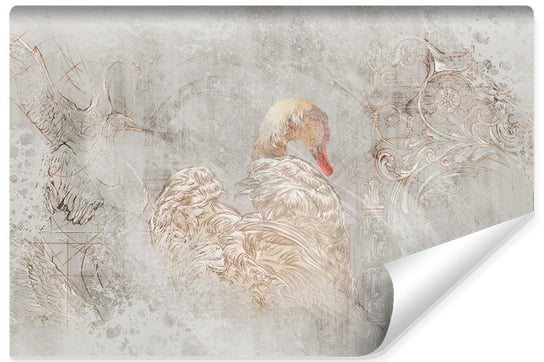 Fototapeta Do Sypialni ŁABĘDŹ Beton Abstrakcja Mural Ornamenty 180cm x 120cm - Muralo | Sklep ...