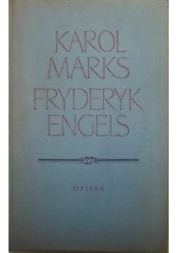 Fryderyk Engels tom 27 - Marks Karol | Książka w Empik