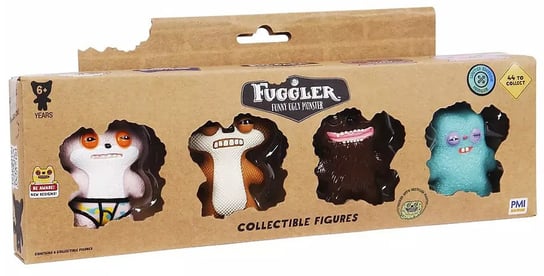FUGGLER LIMITED EDITION 1.5 COLLECTIBLE FIGURES - 4 PACK VER. E - Inna ...