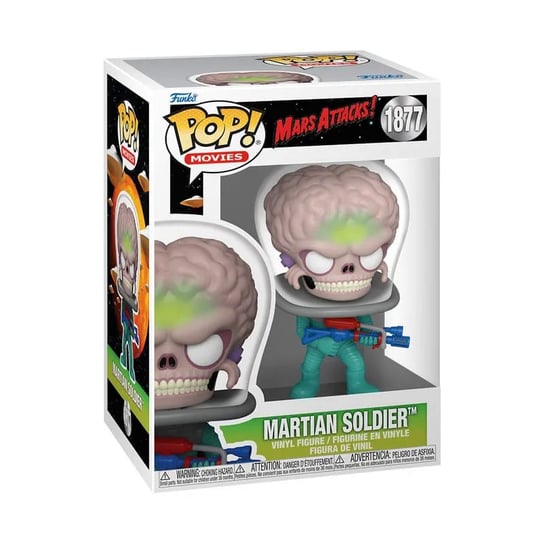 Funko Pop! Mars Attacks - Alien Soldier With Atomic Ray Gun - #1877 ...