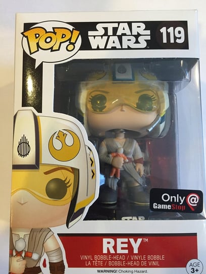 Funko Pop! Star Wars Rey #119 (z ekskluzywnym hełmem X-Wing) - Funko ...