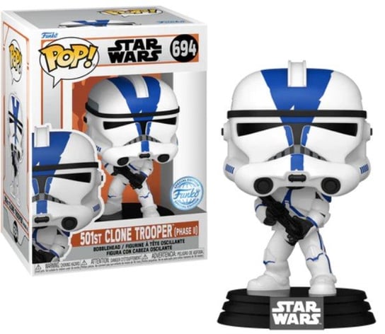 Funko POP! the mandalorian star wars 694 501st clone trooper phase ii ...