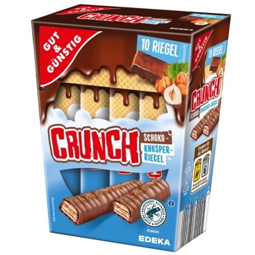 G&G Crunch Schoko Knusper Riegel 10Szt 180G - Inna marka | Sklep EMPIK.COM