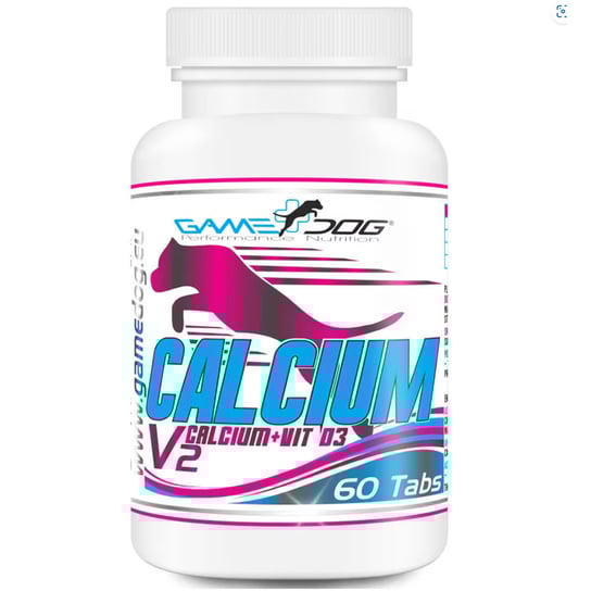 GAME DOG Calcium V2 60tabs na stawy psa - Game Dog | Sklep EMPIK.COM