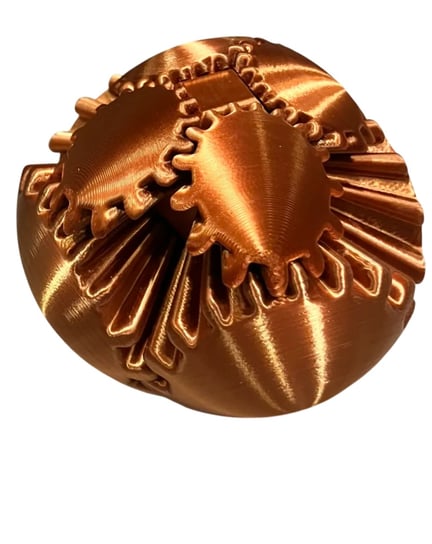 Gear Ball Antystresowa Kula Fidget Smooth miedziany - GALOPI | Sklep ...
