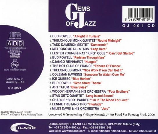 Gems of Jazz - Various Artists | Muzyka Sklep EMPIK.COM