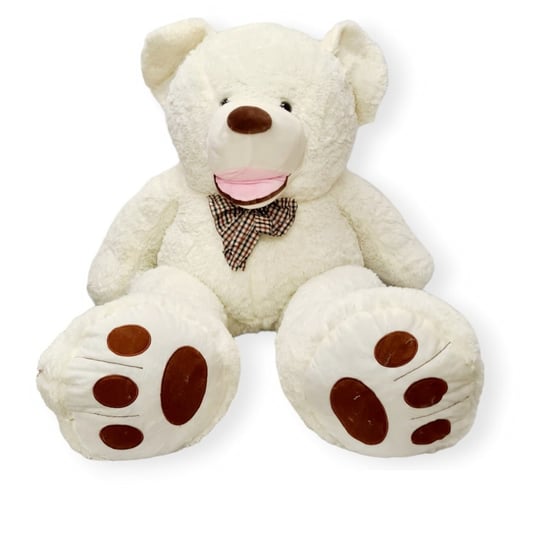 GIGANT XXL Miś Pluszowy na Prezent 160 cm TEDDY BIAŁY - Blue Ride ...