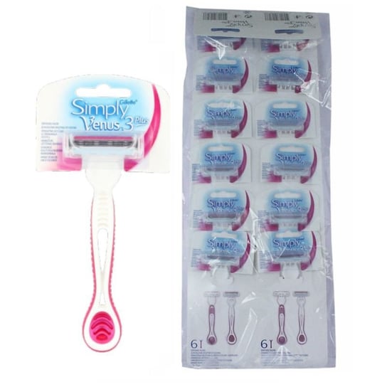 Gillette, Simply Venus 3, Maszynki Jednorazowe, 12 szt. | Sklep EMPIK.COM