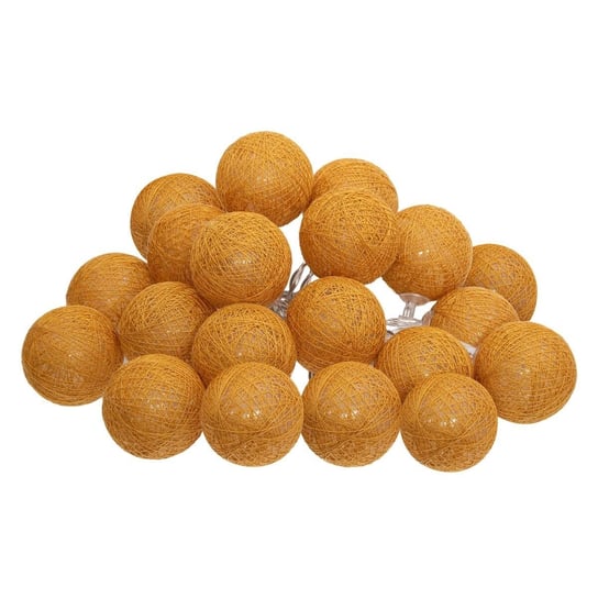 Girlanda cotton balls 20 lampek LED żółta - Atmosphera | Sklep EMPIK.COM