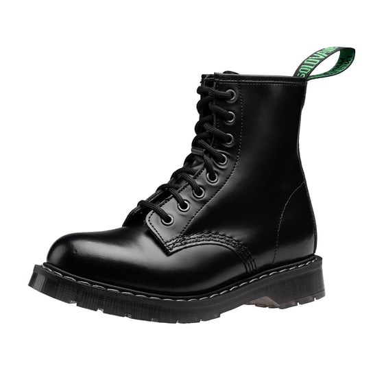 glany SOLOVAIR - 8 EYE DERBY BOOT (BLACK HI-SHINE) S8-551-BK-G-42 ...