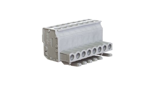 Gniazdo MCS-MIDI Classic kątowe 8-biegunowe szare raster 5mm 232-108/026-000 - Wago | Sklep ...