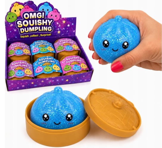 Gniotek Antystresowy Pieróg BAO Dumpling Squishy PIEROŻEK BEZ ZAPACHU ...