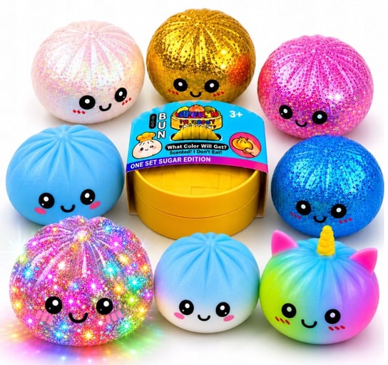 Gniotek Antystresowy Pieróg BAO Dumpling XXL Squishy w Pudełku PIEROŻEK ...