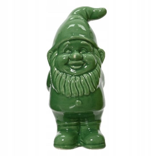 Gnom ceramiczny ciemny zielony - figurka 10cm - 100 | Sklep EMPIK.COM