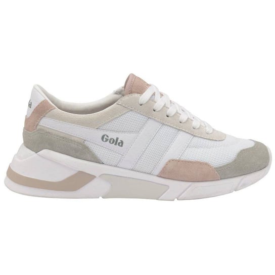 Gola Classics Women's Eclipse Trainers White/Grey/Blossom CLA376WG - 36 ...