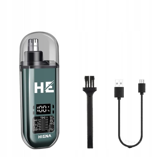 Golarka do NOSA USZU Męska Podróżna TRYMER Akumulator USB TYP-C 6000RPM ...