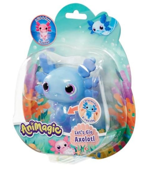 Goliath Animagic Zabawka Interaktywna Axolotl, Niebieski - Goliath ...