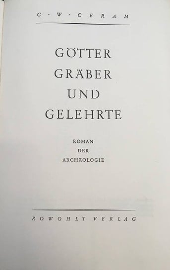 Gotter graber und Gelehrte 1949 r. - W opisie | Książka w Empik