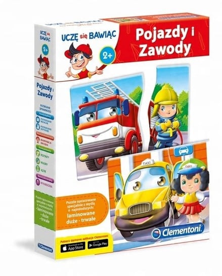 Gra edukacyjna Clementoni Pojazdy i Zawody - Clementoni | Sklep EMPIK.COM