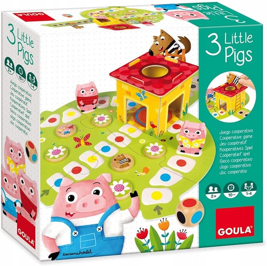 Gra Goula 3 małe świnki 2 lata + - Goula | Sklep EMPIK.COM