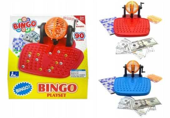 Gra Rodzinna Zestaw do Gry w Super Bingo Maszyna Losująca 90 Kulek 48 ...