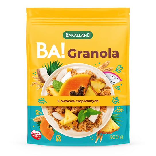 Granola BAKALLAND BA! 5 owoców tropikalnych 300 g - Bakalland | Sklep ...