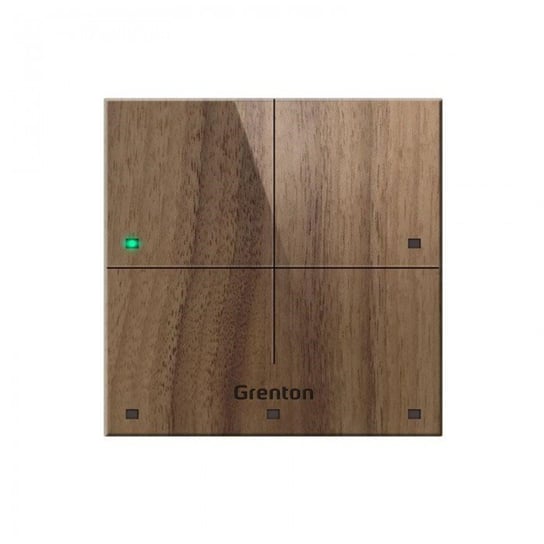 Grenton Panel dotykowy/ 4 pola dotykowe/ TF-Bus/ ciemny drewniany front ...