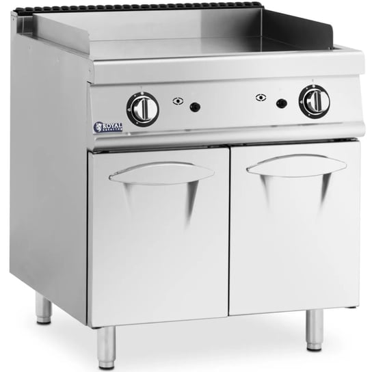 Grill płyta grillowa gładka z szafką na gaz propan / LPG / ziemny 12 kW ...