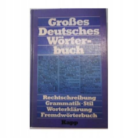 Grobes Deutsches Worterbuch - Opracowanie zbiorowe | Książka w Empik