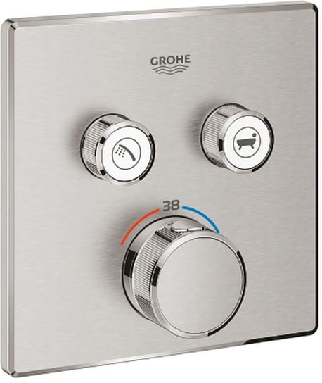 Grohe Grohtherm SmartControl bateria wannowo-prysznicowa podtynkowa ...