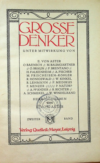 Grosse Denker - W opisie | Książka w Empik